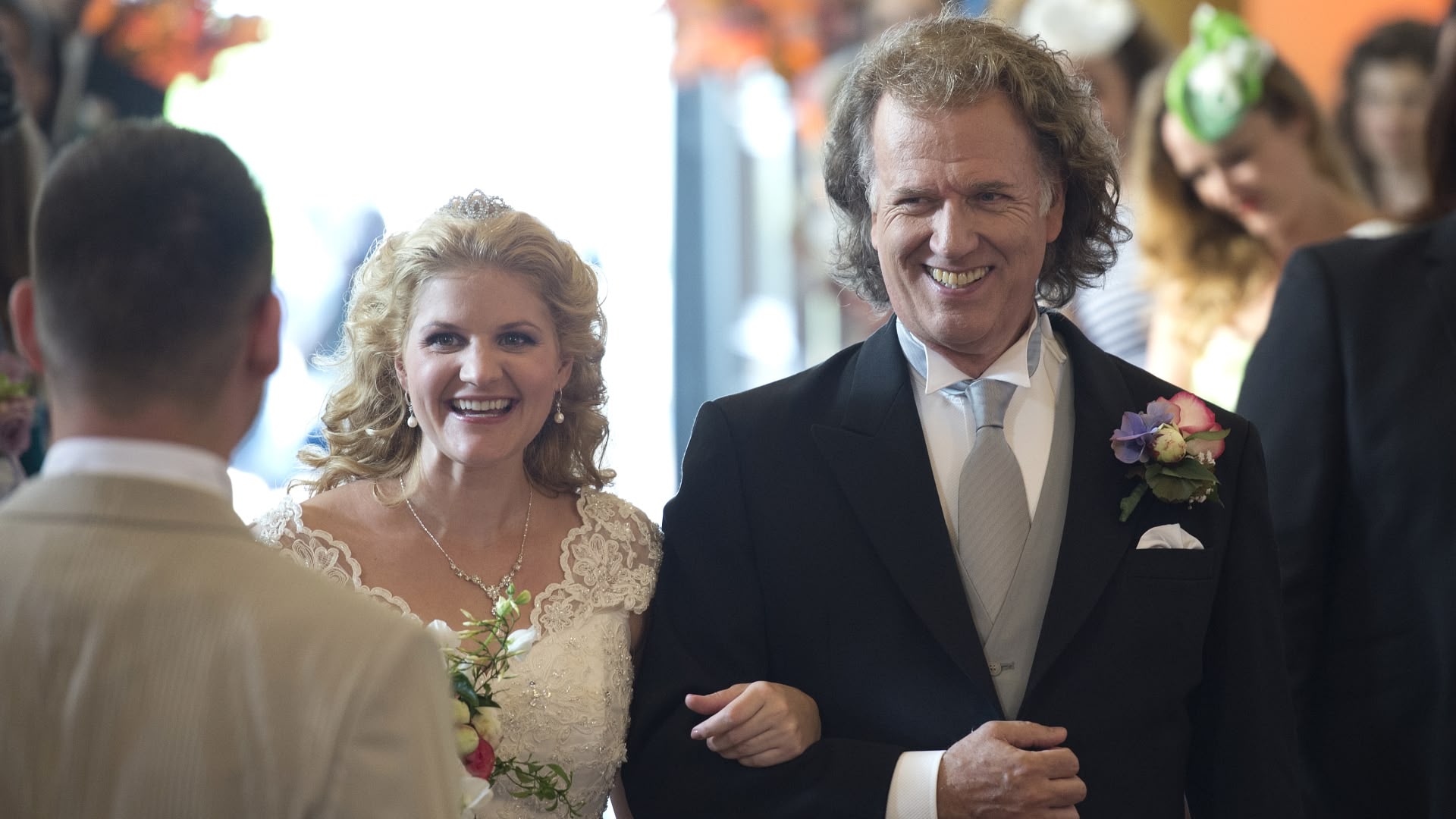 At André and Marjorie Rieu’s 47th wedding anniversary celebration, the ...