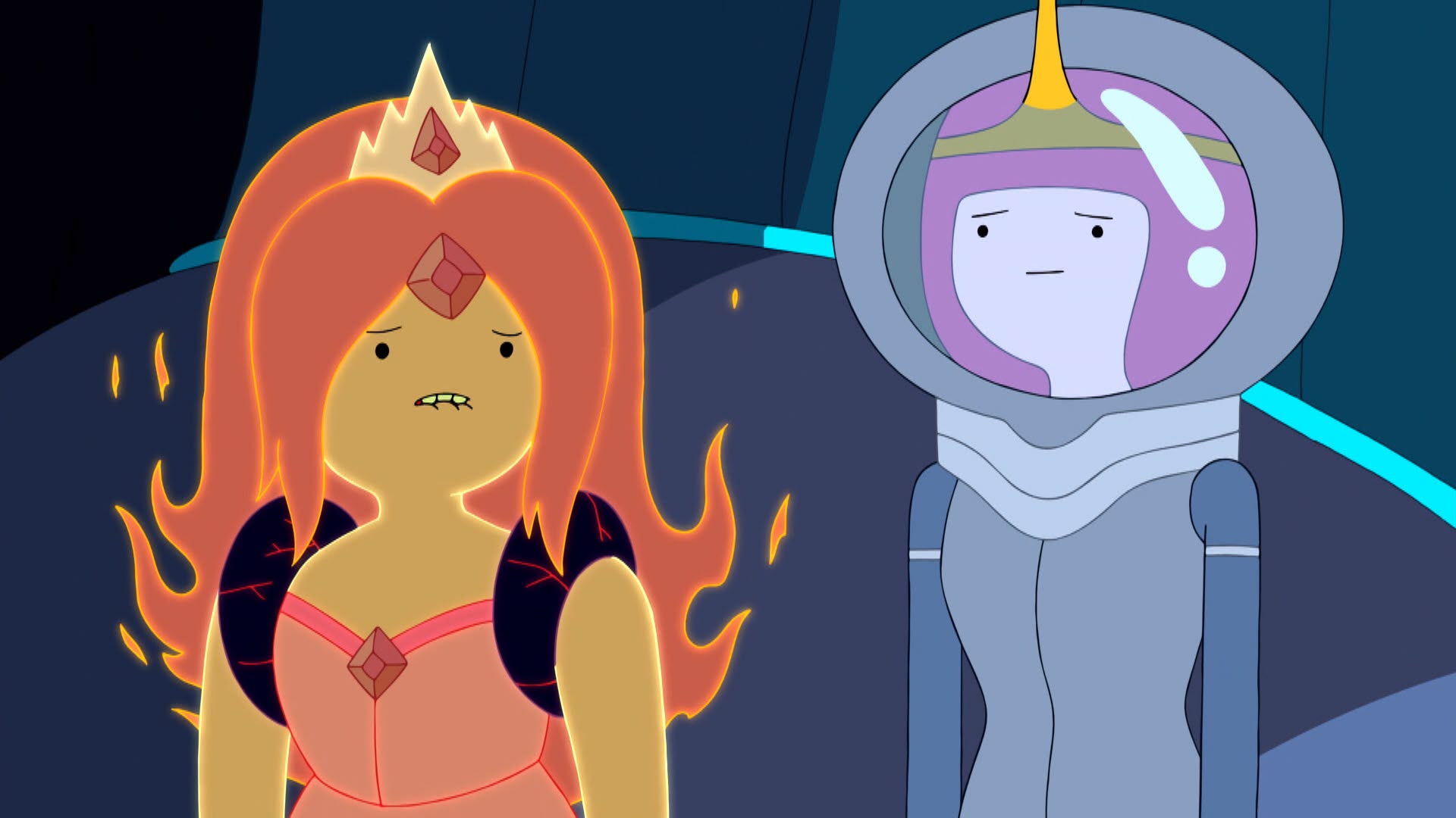Adventure Time Princess Bubblegum And Flame Princess