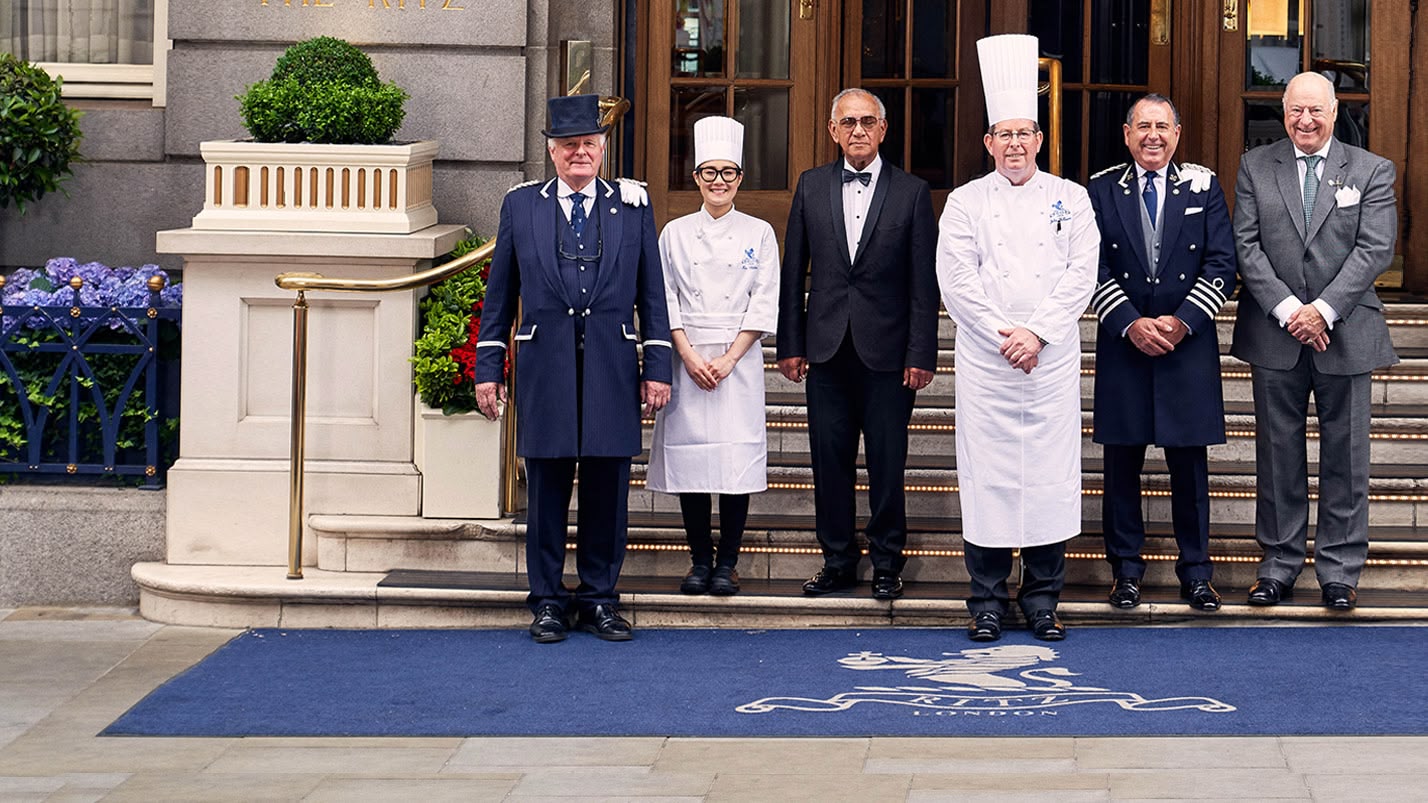 Inside the Ritz Hotel